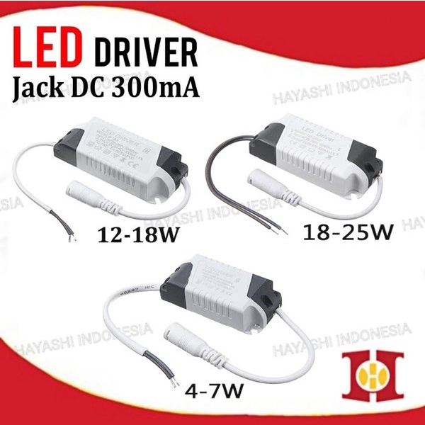 Jual LED Driver Power Supply Lampu Downlight Panel 4-7W 12-18W 18-25W ...