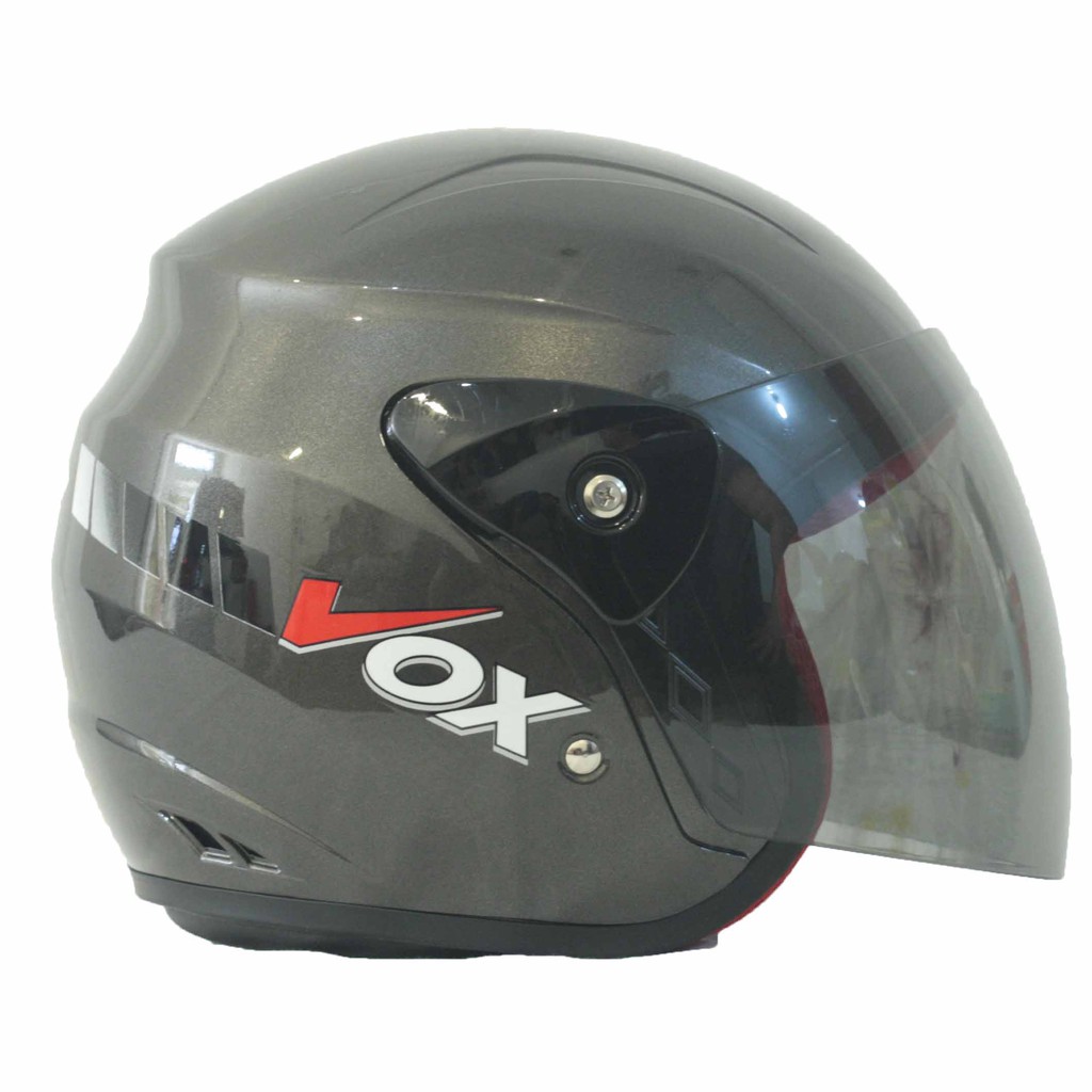 Jual HELM HALF FACE / WEST HELM HALF FACE VOX - SINGLE VISOR DARK ...