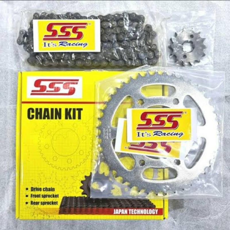 Jual SSS chainkit gear gir ger set Yamaha R15 V2 V3 | Shopee Indonesia