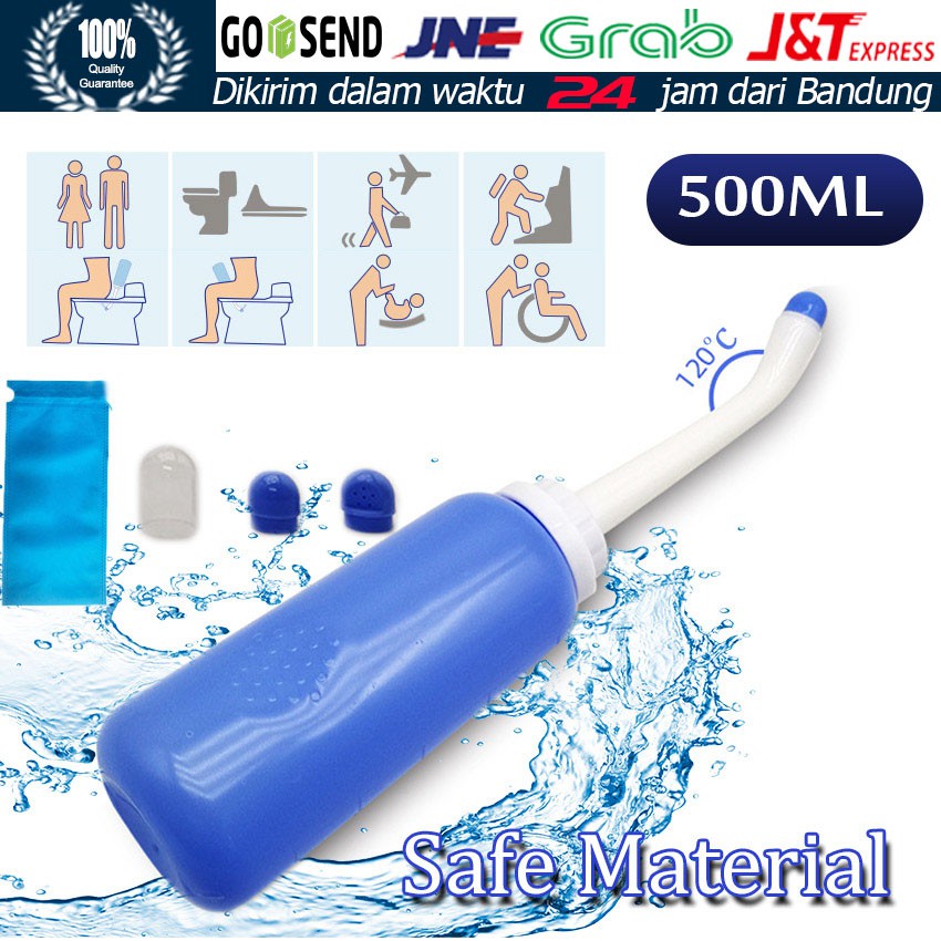 Jual 500ML Bidet Portable Semprotan Cebok Toilet Pencet Travel Sprayer ...