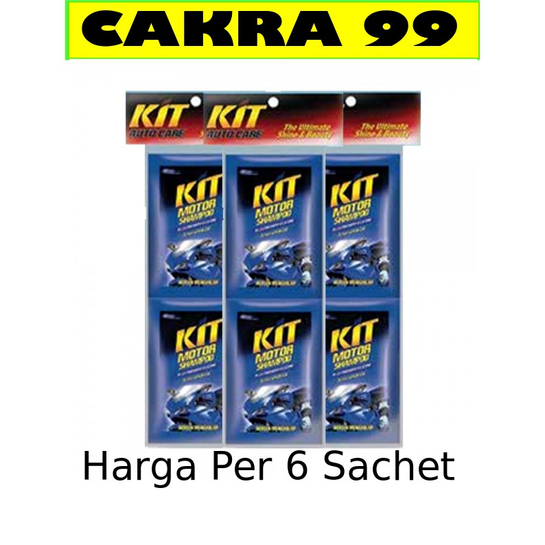 Jual KIT MOTOR SHAMPOO sampo pengkilat body motor kemasan sachet 15ML ...