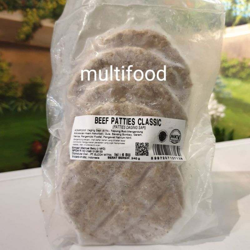 Jual Beef patties bernardi / daging burger bernardi halal / beef patty ...