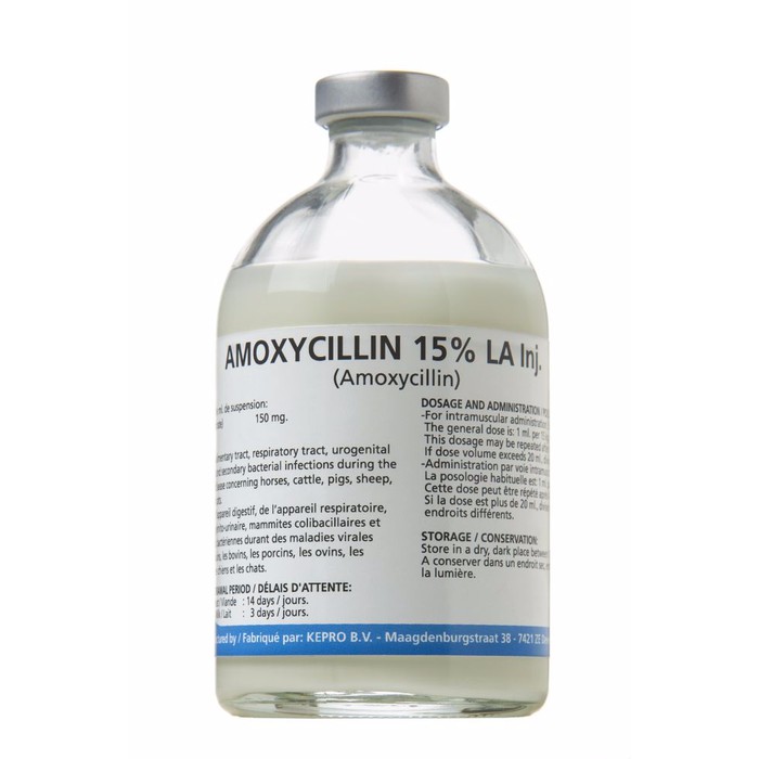 Jual AMOXYKEP 15% LA INJ Injeksi 100 ml (Amoxycillin LA/ long acting ...
