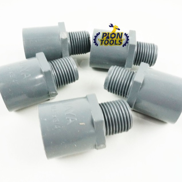 Jual JAYA ORI Sok drat luar PVC ts 1/2x3/4" SDL pvc / sock drat luar ...