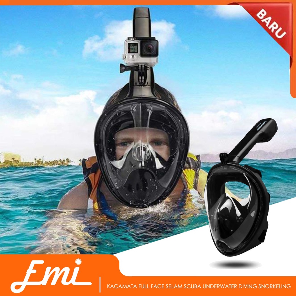 Jual Kacamata Full Face Selam Scuba Underwater Diving Snorkeling ...