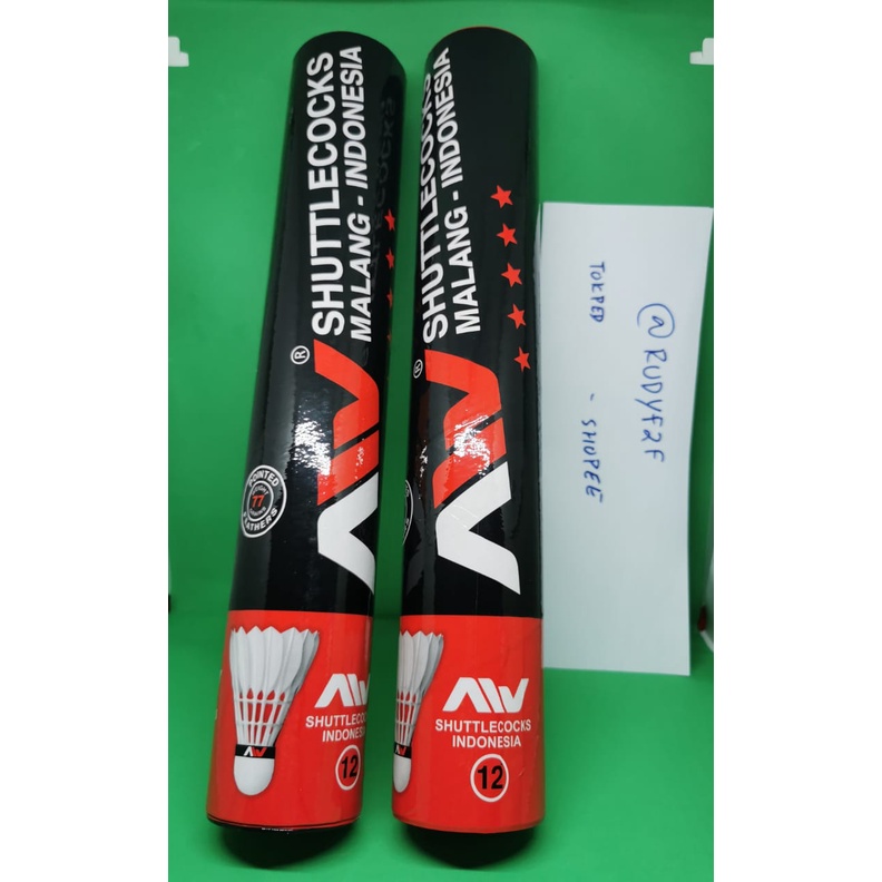 Jual Shuttlecock / Bola Badminton / Bola Raket AW hitam dan AW Silver ...
