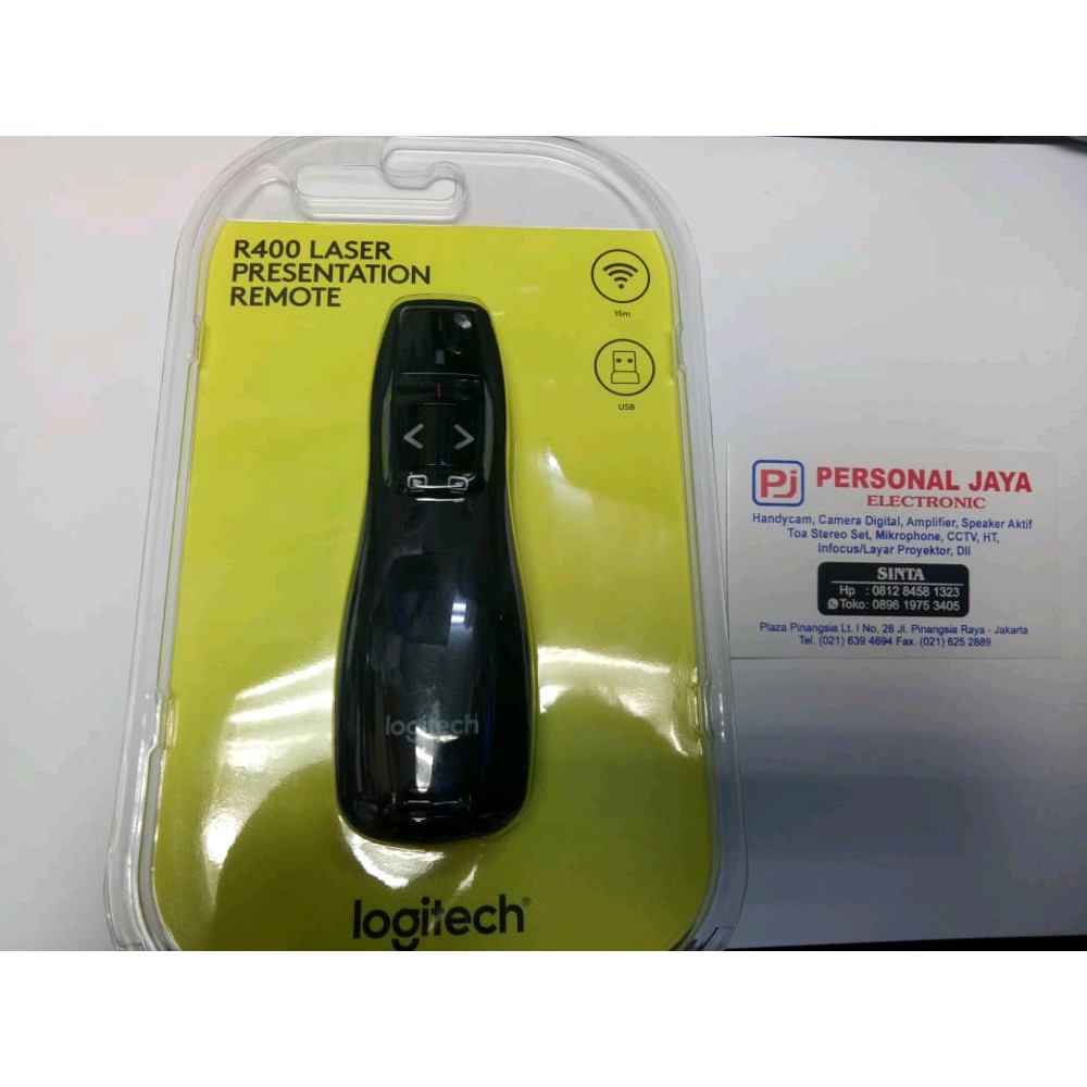 Jual Logitech R400 USB Wireless Pointer Presenter & Remote Control ...