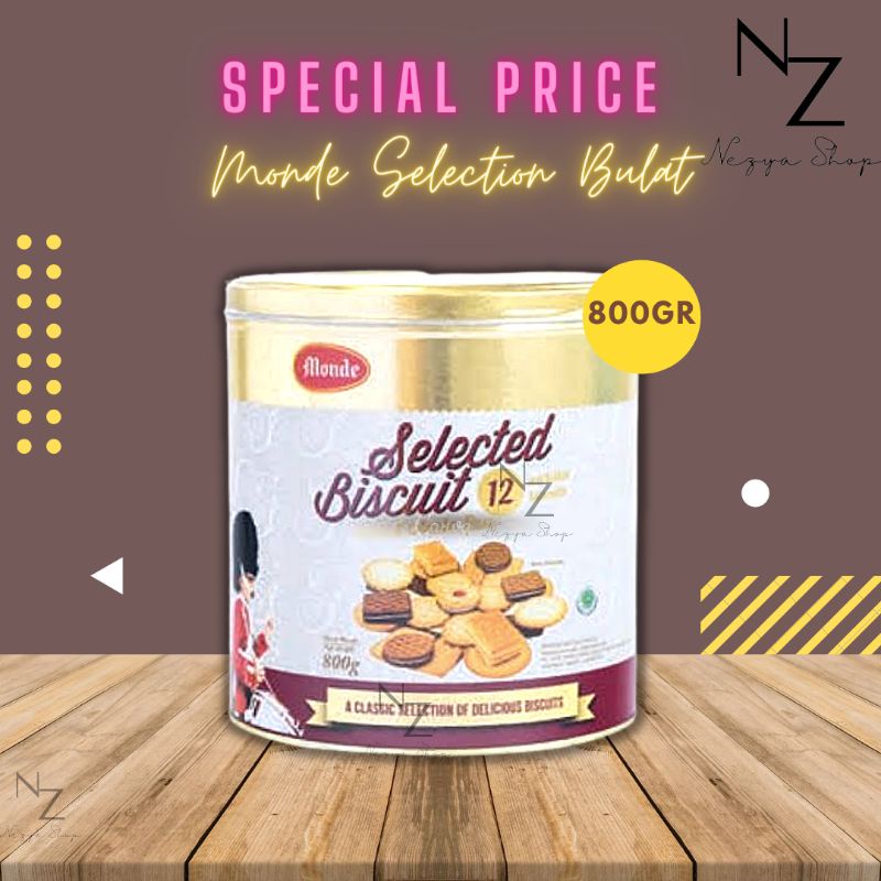 Jual MONDE SELECTION KALENG BULAT 800GR GOLD | Shopee Indonesia