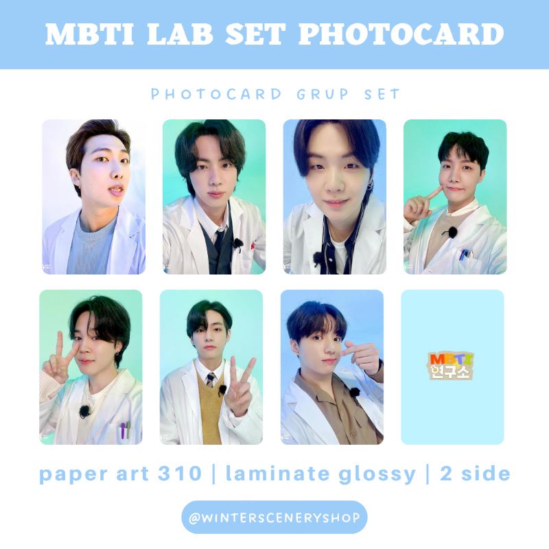 Jual Photocard & Polaroid BTS - MBTI LAB 2022 | Shopee Indonesia