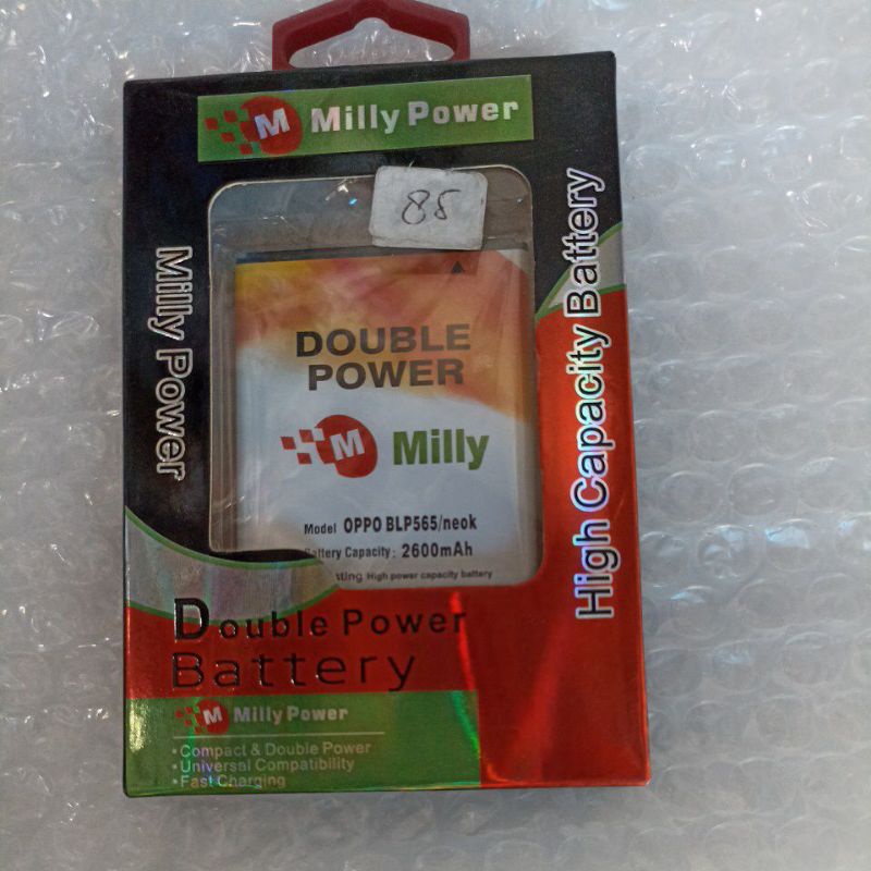 Jual Baterai Double Power Milly Oppo Neo k / BLP565 | Shopee Indonesia