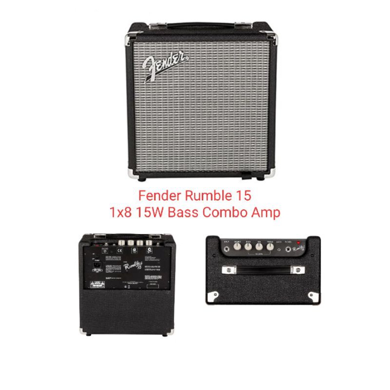 Jual FENDER RUMBLE 15 Bass Amplifier | Shopee Indonesia