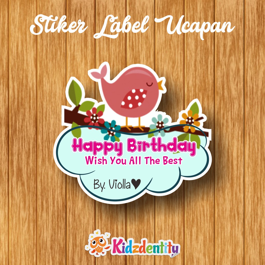 Jual STIKER LABEL UCAPAN ULTAH "G" | Shopee Indonesia