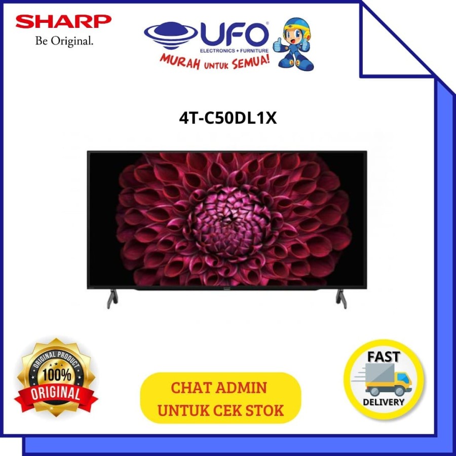 Jual Sharp 4TC50DL1X Led Smart UHD 4K Android TV 50 Inch | Shopee Indonesia