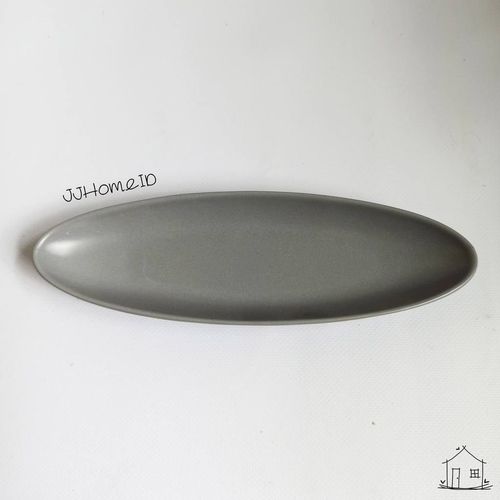 Jual Piring Saji - Piring Snack Keramik Gray | Piring Sushi | Sushi ...
