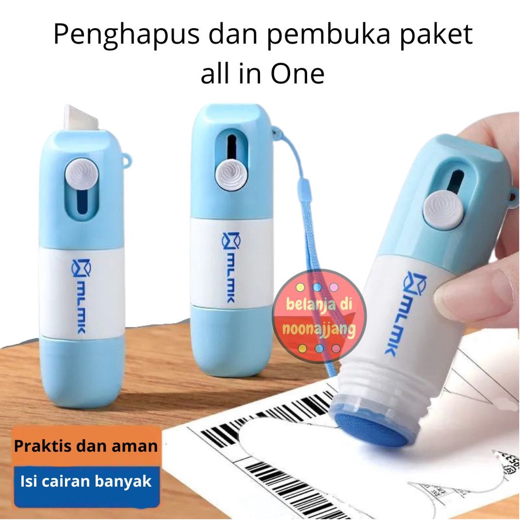 Jual Stempel Penghapus alamat paket cutter pembuka paket praktis dan ...