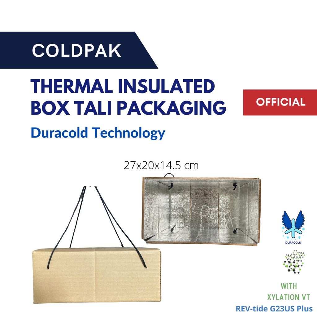 Jual COLDPAK Thermal Insulated Box Tali 27x20x14.5 cm Dus Packaging ...