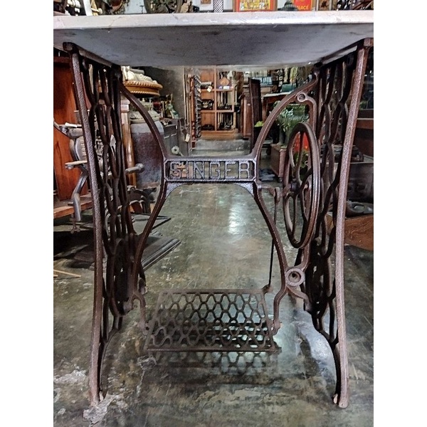 Jual Meja Mesin Jahit Singer Marmer Antik | Shopee Indonesia