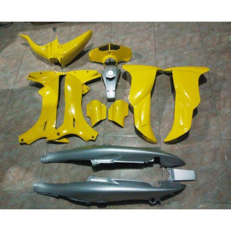 Jual Fullset Body Halus Jupiter z lama warna kuning silver | Shopee ...