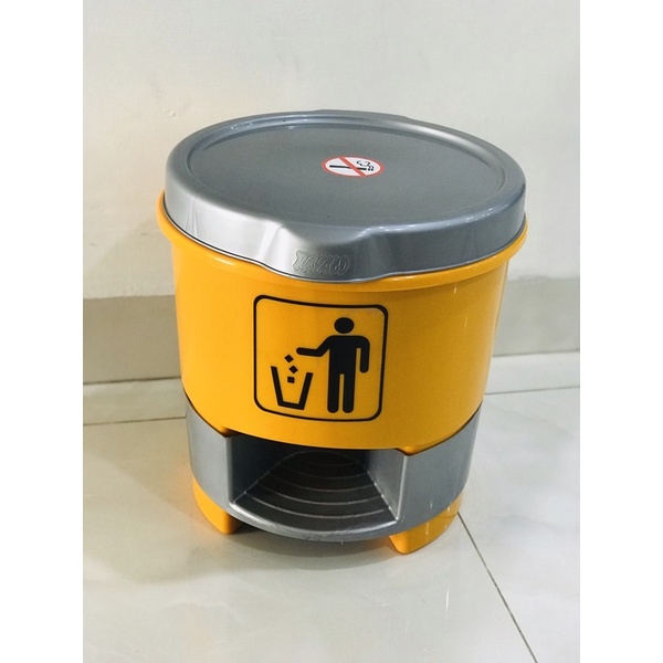 Jual RAYACO Stylish Round Step Bin (4gallon) | Shopee Indonesia