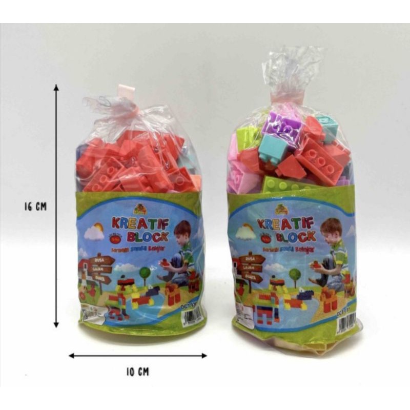 Jual MAINAN BALOK EDUKASI LEGO KREATIF ISI 76pcs | Shopee Indonesia