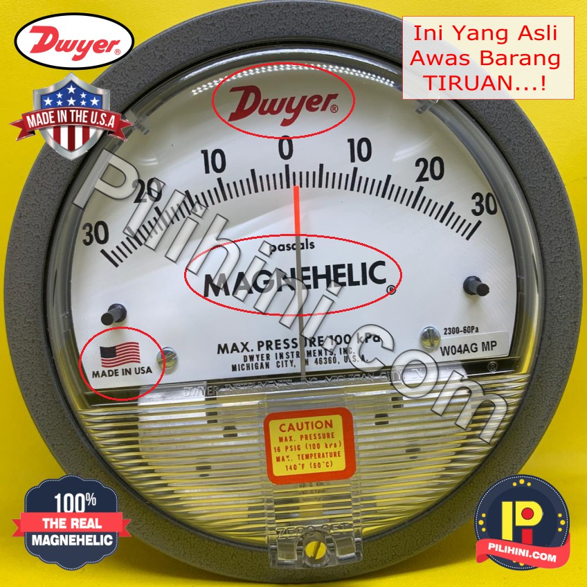 Jual Magnehelic 30 0 30 PA Dwyer (2300-60pa) | Shopee Indonesia