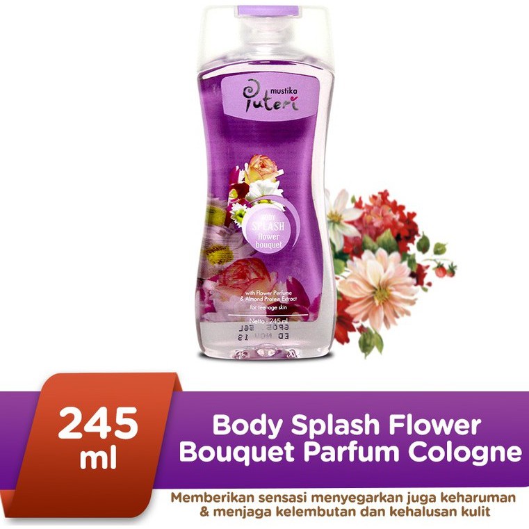 Jual Mustika Puteri Body Splash Flower Bouquet 245ml - Parfum Cologne ...