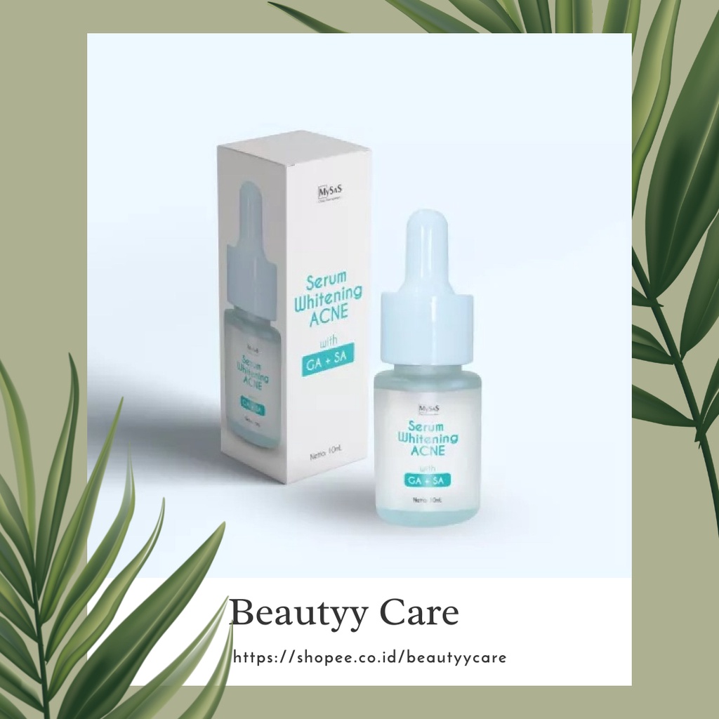 Jual MySas Serum Whitening Acne Kosmetik Wajah Original BPOM F14 ...