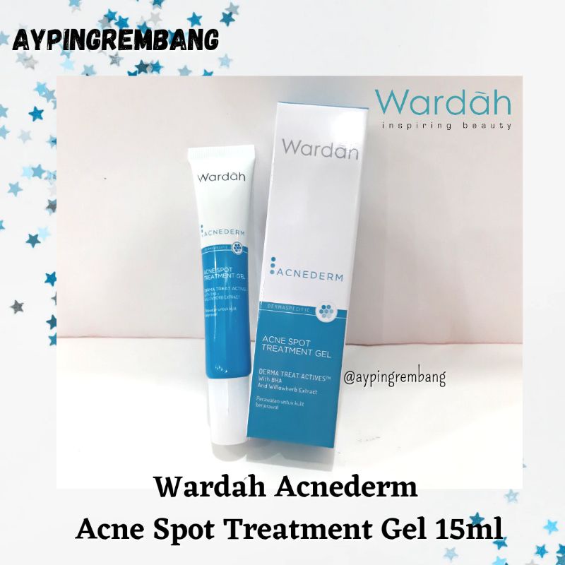 Jual Wardah Acnederm Acne Spot Treatment Gel | Shopee Indonesia