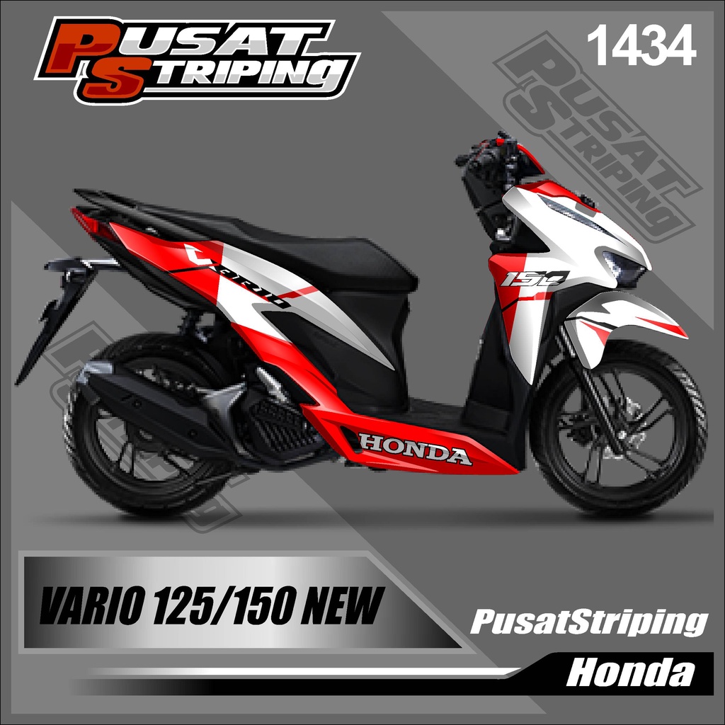 Jual Dekal Sticker VARIO 125/150 NEW Full Body Stiker Skotlet VARIO ...