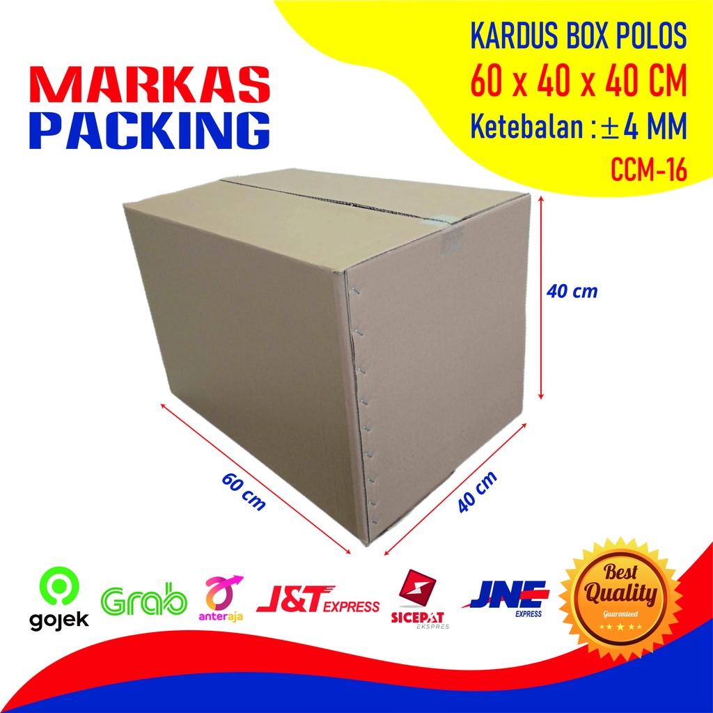 Jual Kardus Karton Box Besar 60x40x40 CM Dus Packing Packaging Pindahan ...
