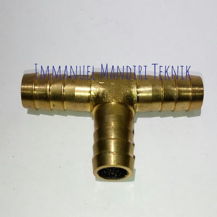 Jual Unik Sambungan Selang Cabang 3 ukuran 1/4 T / Cabang 3 Kuningan 1/ ...