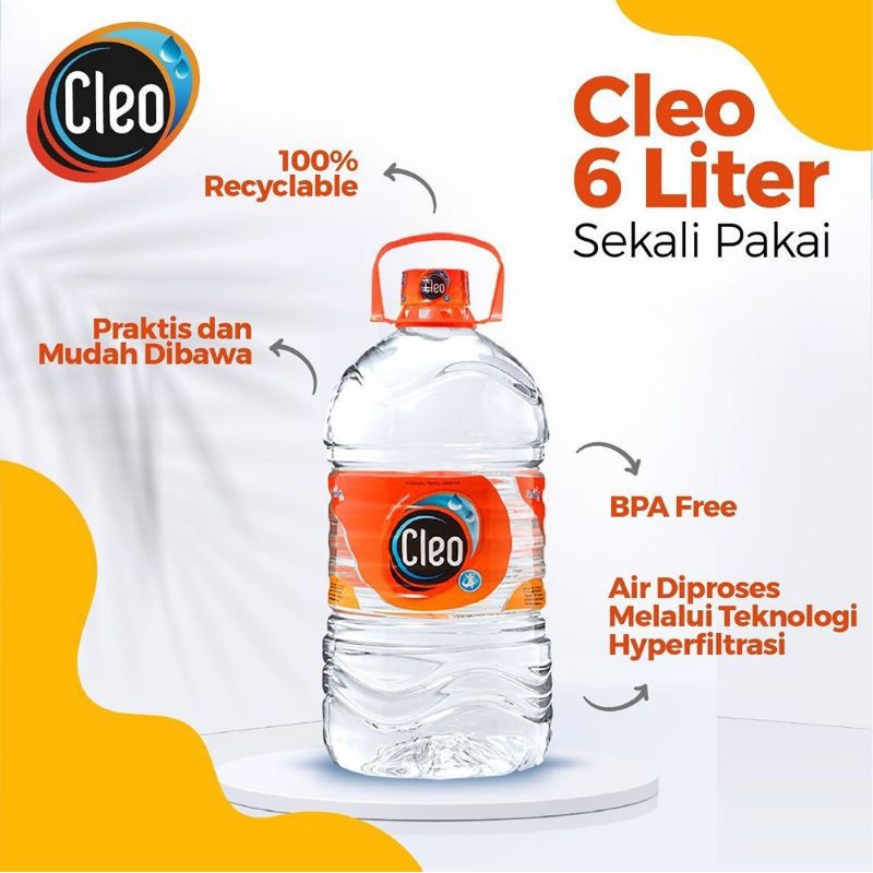 Jual Cleo galon 6 liter | Shopee Indonesia