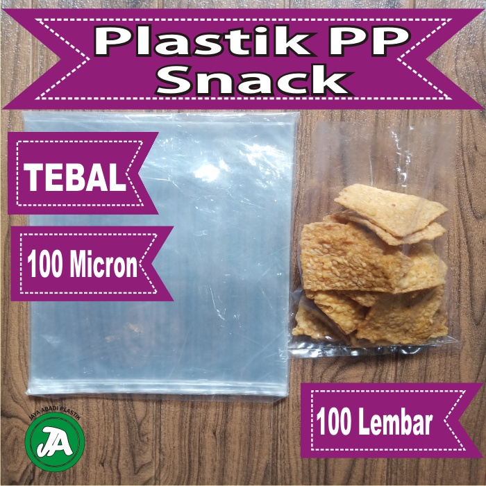 Jual plastik pp mika 25 x 45 Plastik bungkus snack 100 mic tebal Non ...