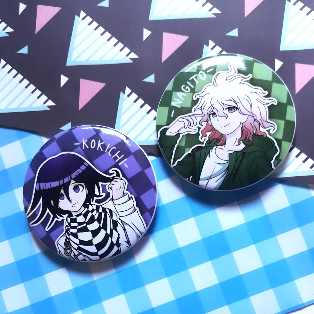 Jual Danganronpa Anime Pins | Nagito Komaeda Kokichi Ouma | Shopee ...