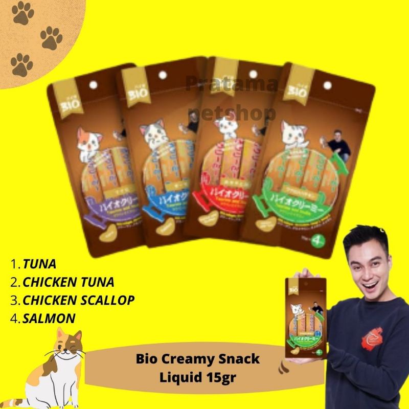 Jual Bio Creamy 60gr Isi 4 Cat Treat | Shopee Indonesia