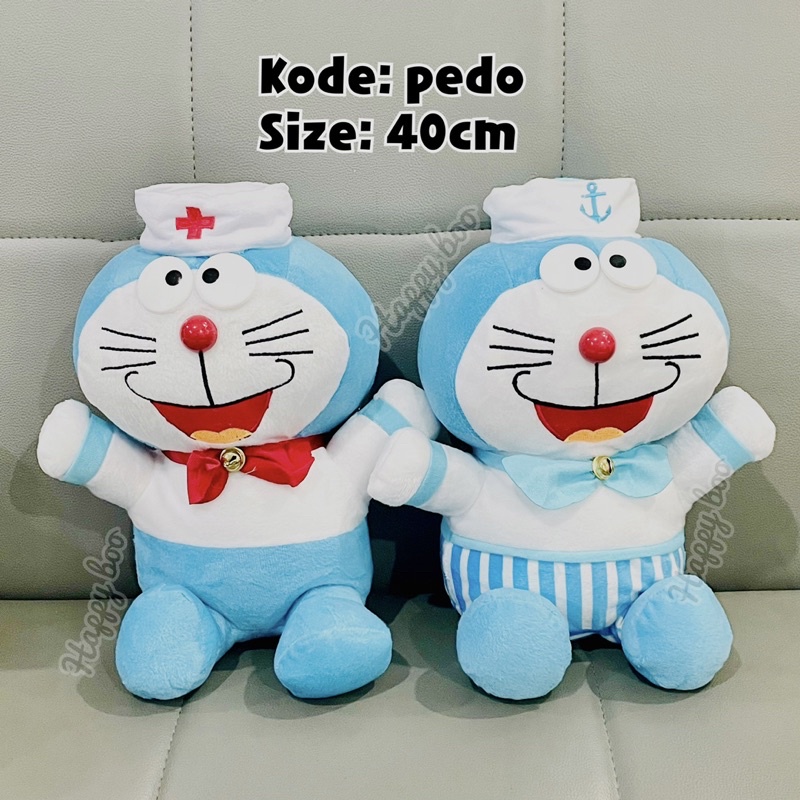 Jual boneka doraemon pelaut / doctor dokter sailor doraemon pedo medium ...