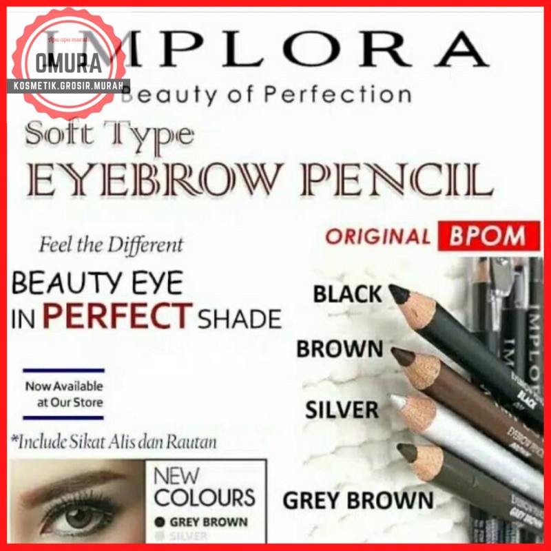 Jual Implora Eyebrow Pencil tahan air (waterproof) | Shopee Indonesia