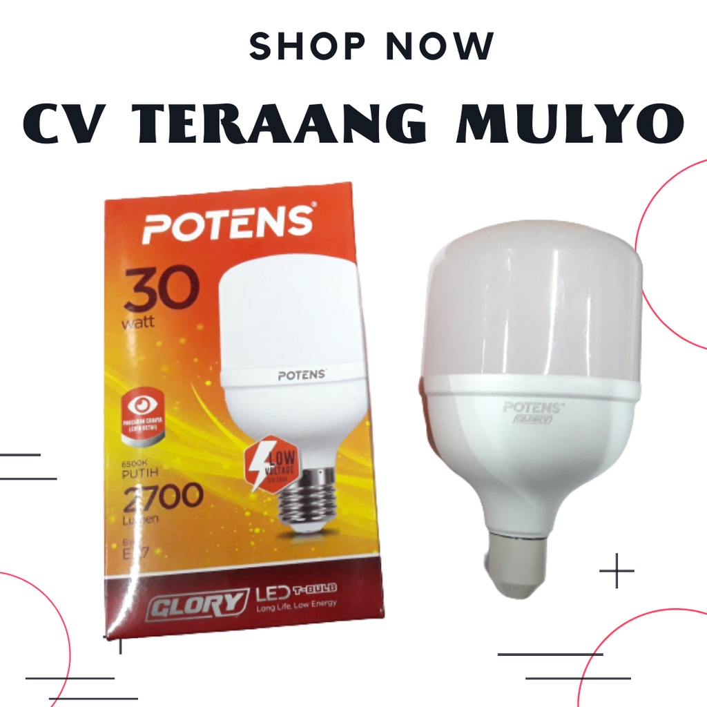 Jual lampu led 30 watt putih model capsul Potens Glory | Shopee Indonesia