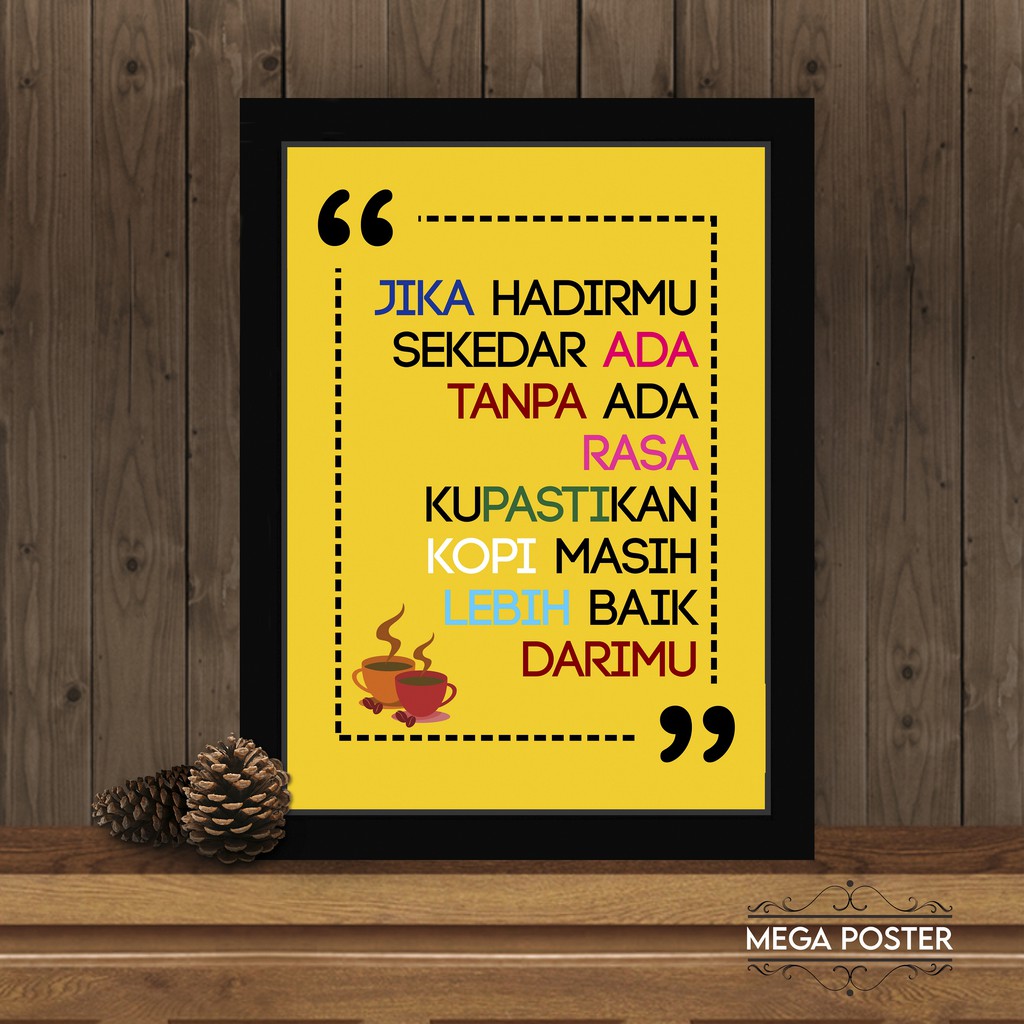 Jual Wall Decor Poster Inspiratif - Tentang Perasaan - Hiasan Dinding ...