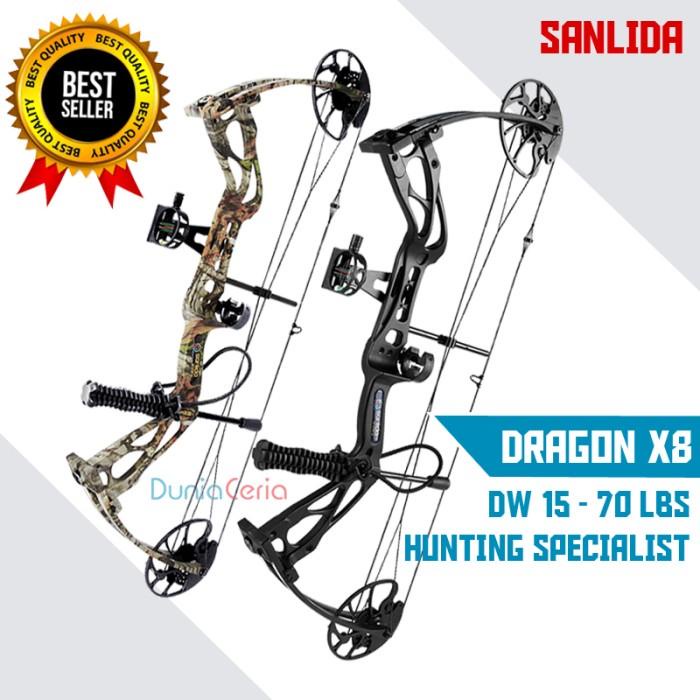 Jual Busur Panah Busur Panah Sanlida Dragon X8 Compound Bow | Shopee Indonesia