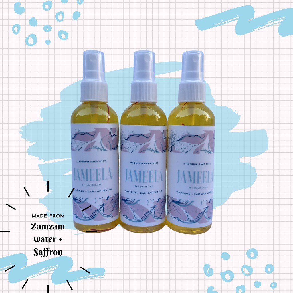 Jual FACE MIST SAFFRON + ZAM ZAM / JAMEELA FACE MIST / FACE MIST ...