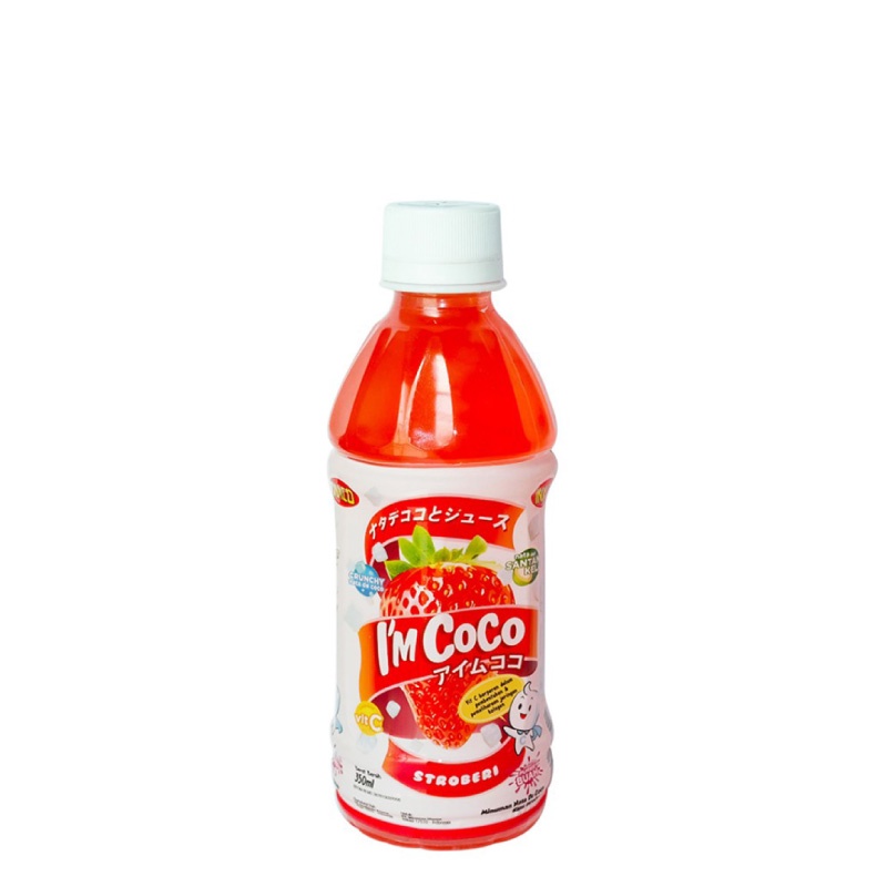 Jual I'm Coco Strawberry Sirup 350 mL | Shopee Indonesia