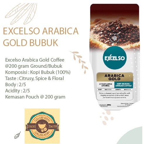 Jual Excelso Arabica Coffee @200 gram Ground/Bubuk | Shopee Indonesia