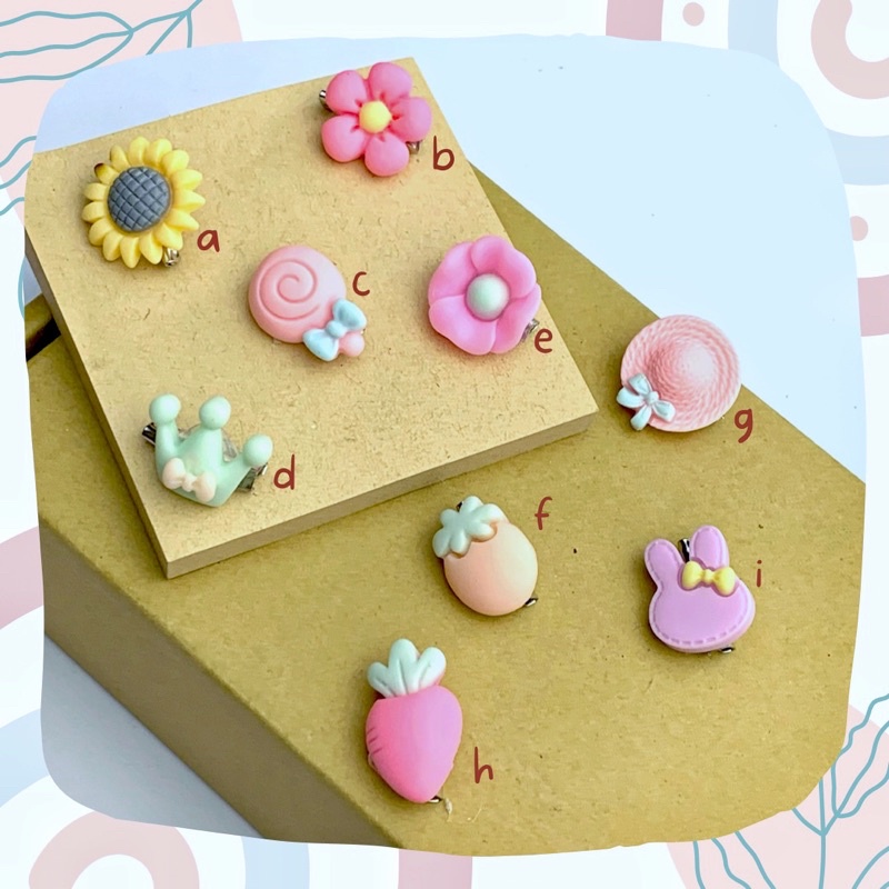 Jual BROS CLAY - pin bros dagu mini clay karakter lucu imut | Shopee ...