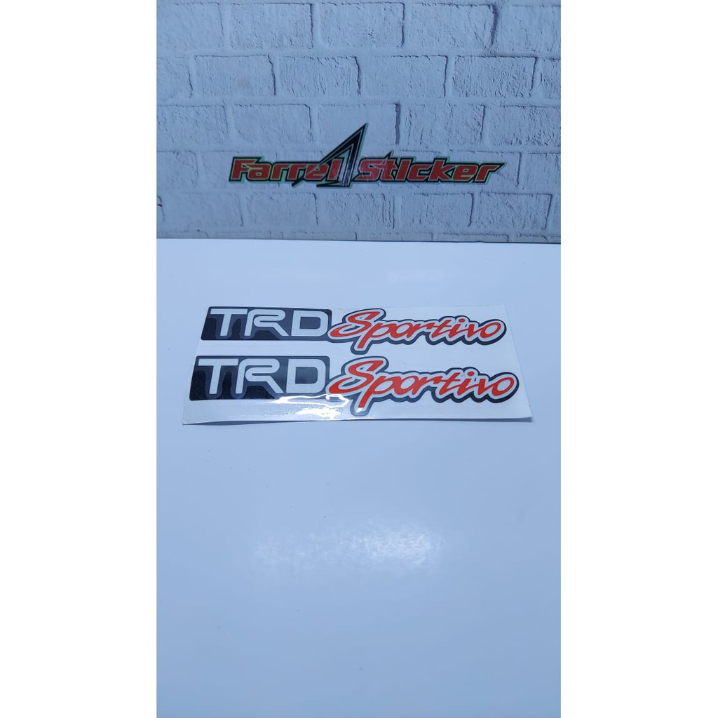 Jual sticker TRD Stiker TRD kecil Cutting | Shopee Indonesia