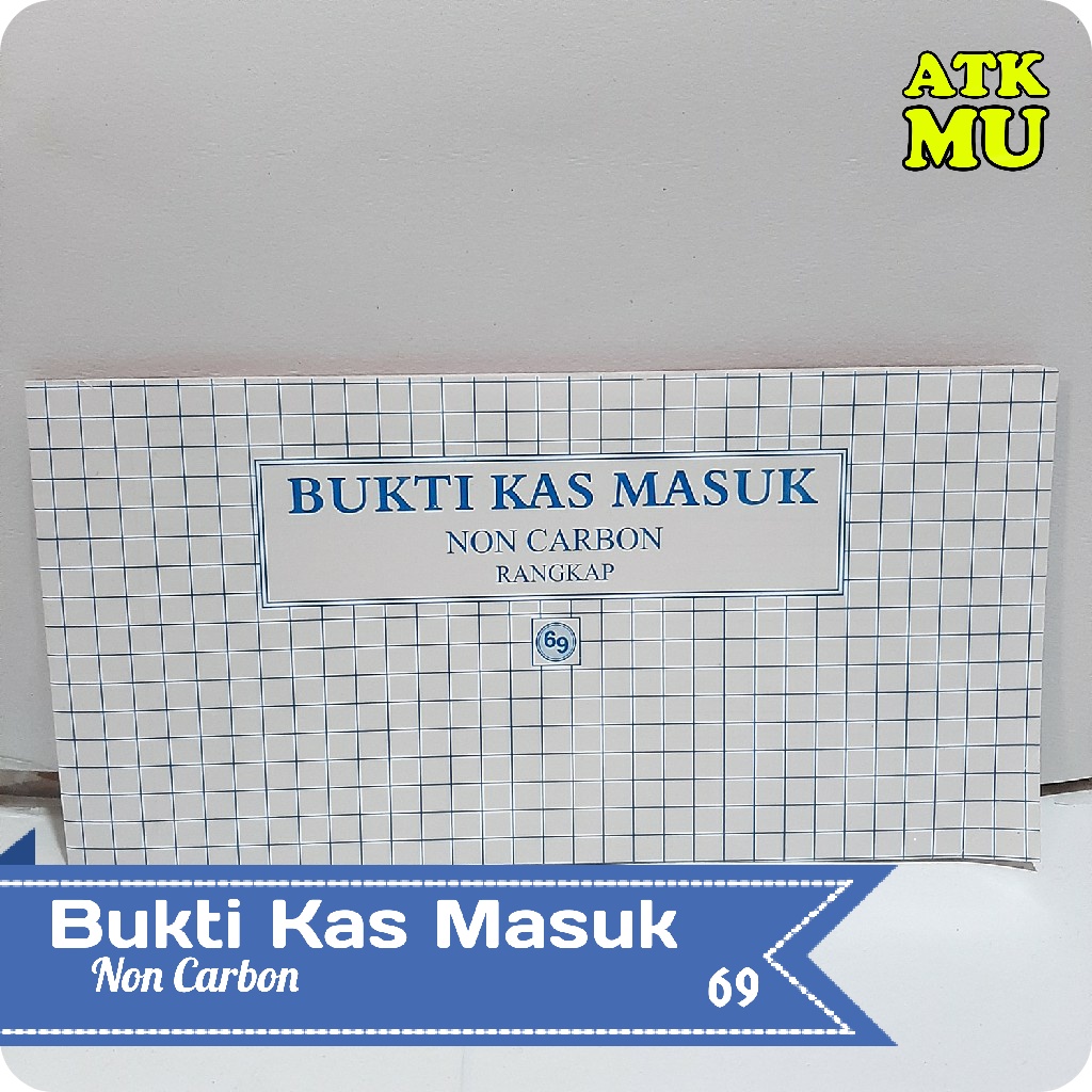 Jual Buku Bukti Kas Masuk NCR 2 Ply / Rangkap 2 69 | Shopee Indonesia