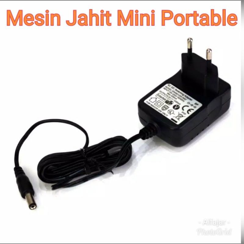 Jual Adaptor Mesin Jahit Mini Portable AC DC 6V 7.2W, 6.0V 1200mA ...