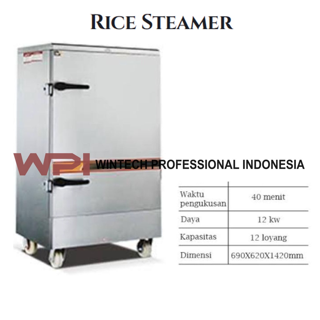 Jual WTH-12 Heavy Duty Gas Rice Steamer (Cooker) / Mesin Pemasak Nasi | Shopee Indonesia