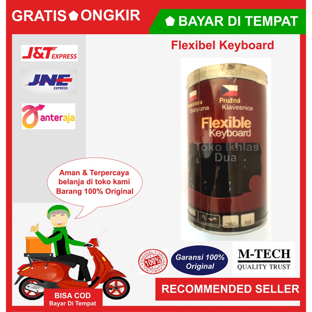 Jual Keyboard Flexible USB / Keyboard USB Flexible / Keyboard Fleksibel ...