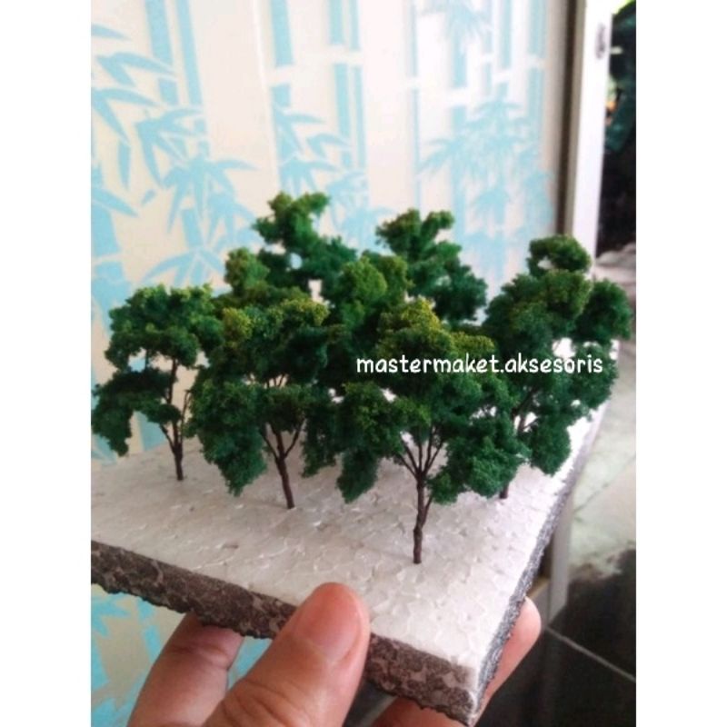 Jual Miniatur Pohon Cabang Hijau Uk. 2-15 cm (pohon beringin/pohon ...